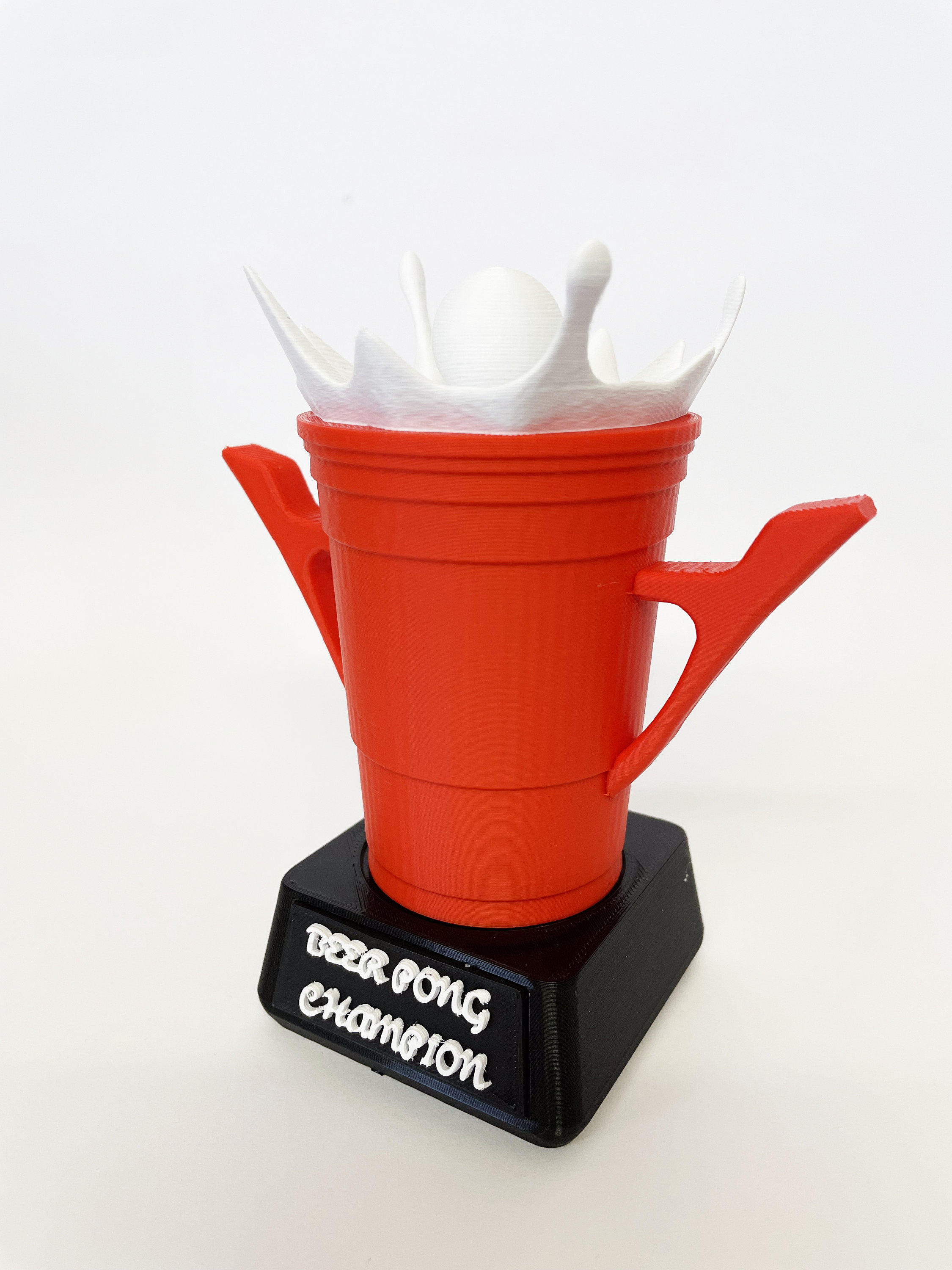 Beer Pong Trophy Award Competition 3D Printed Trophy - Etsy