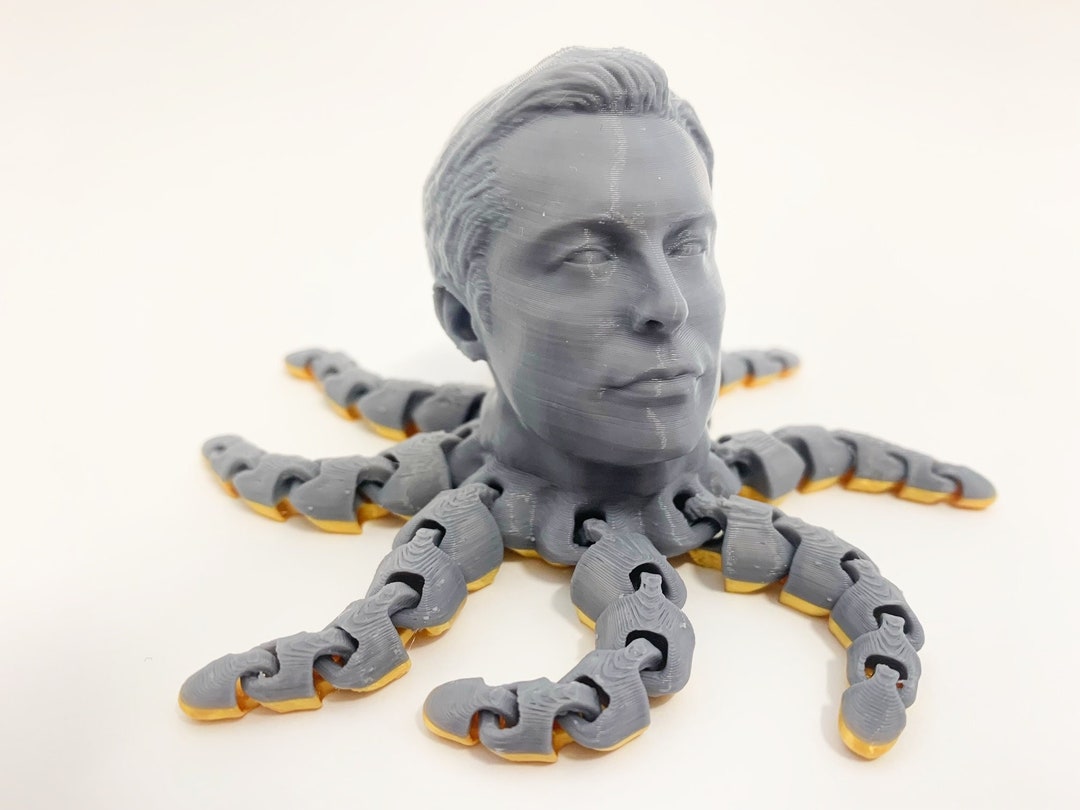 Elon Musk Octopus, Fidget Toy, Funny Fidget Toy, Tesla, Octopus Fidget ...