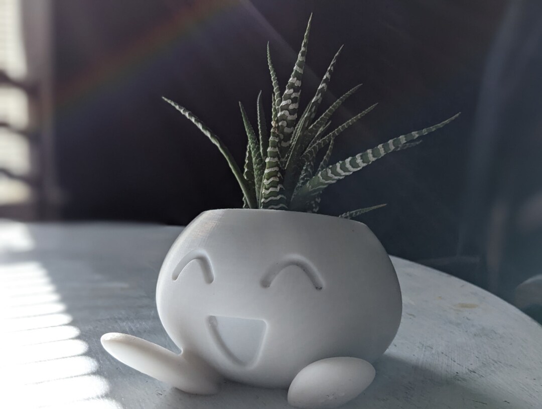 Oddish Planter, Cute Planter, Anime Planter, Mini Planter, Animal ...