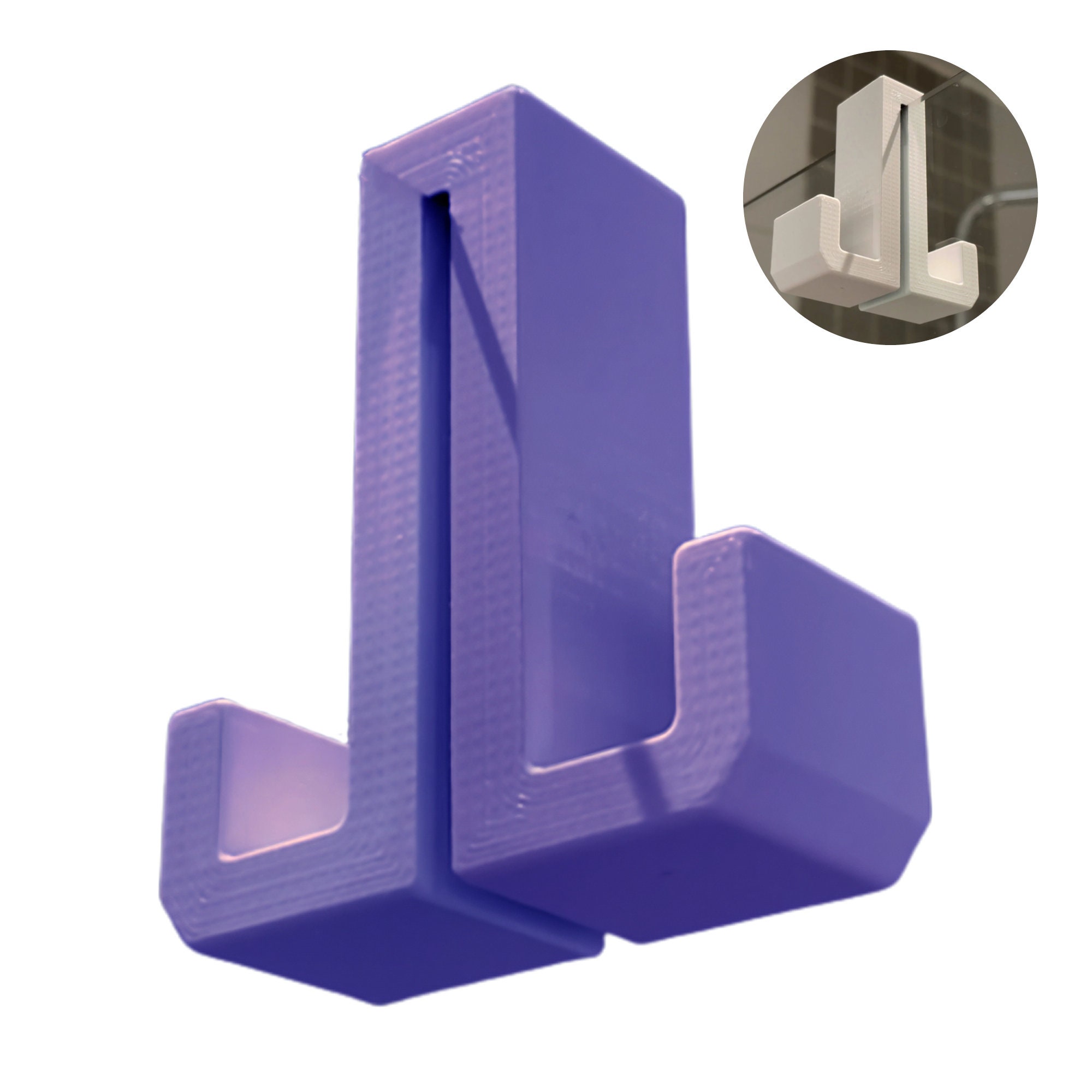 Double Sided Shower Hook: Easy Install PLA Bathroom Decor - Etsy
