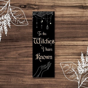Witchy Printable Bookmarks Magic Wicca Pagan - Etsy