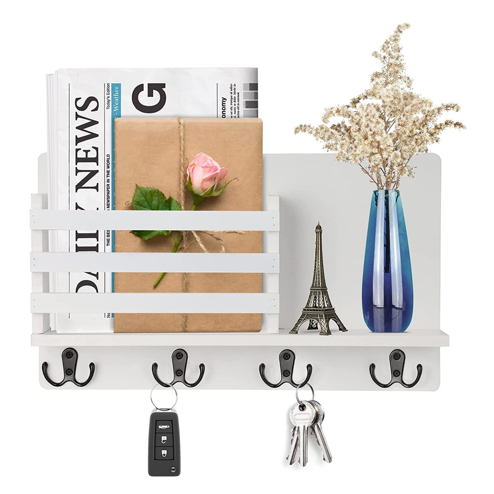 Wall Mount Entryway Key Holder Hookswood Key Holder - Etsy UK