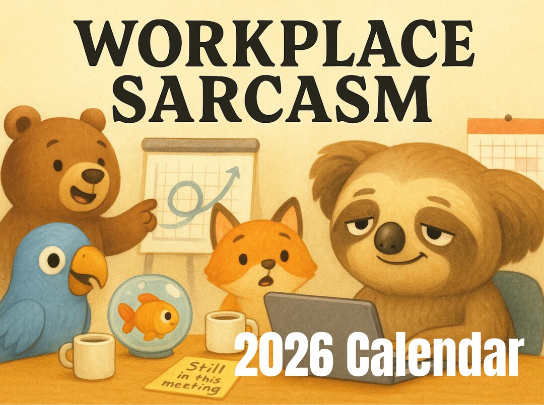 Funny Office Calendars, Sarcastic Work Humor Gifts, Funny Coworker ...