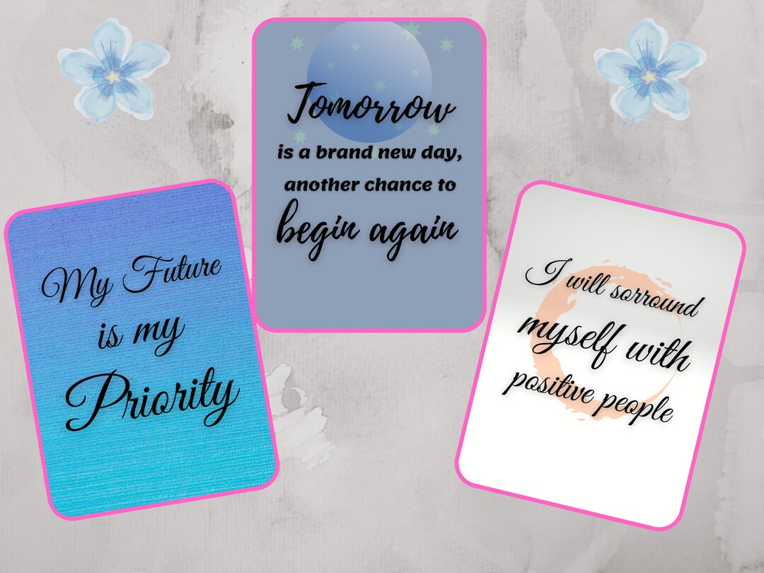 Self Affirmation Oracle Card - Etsy