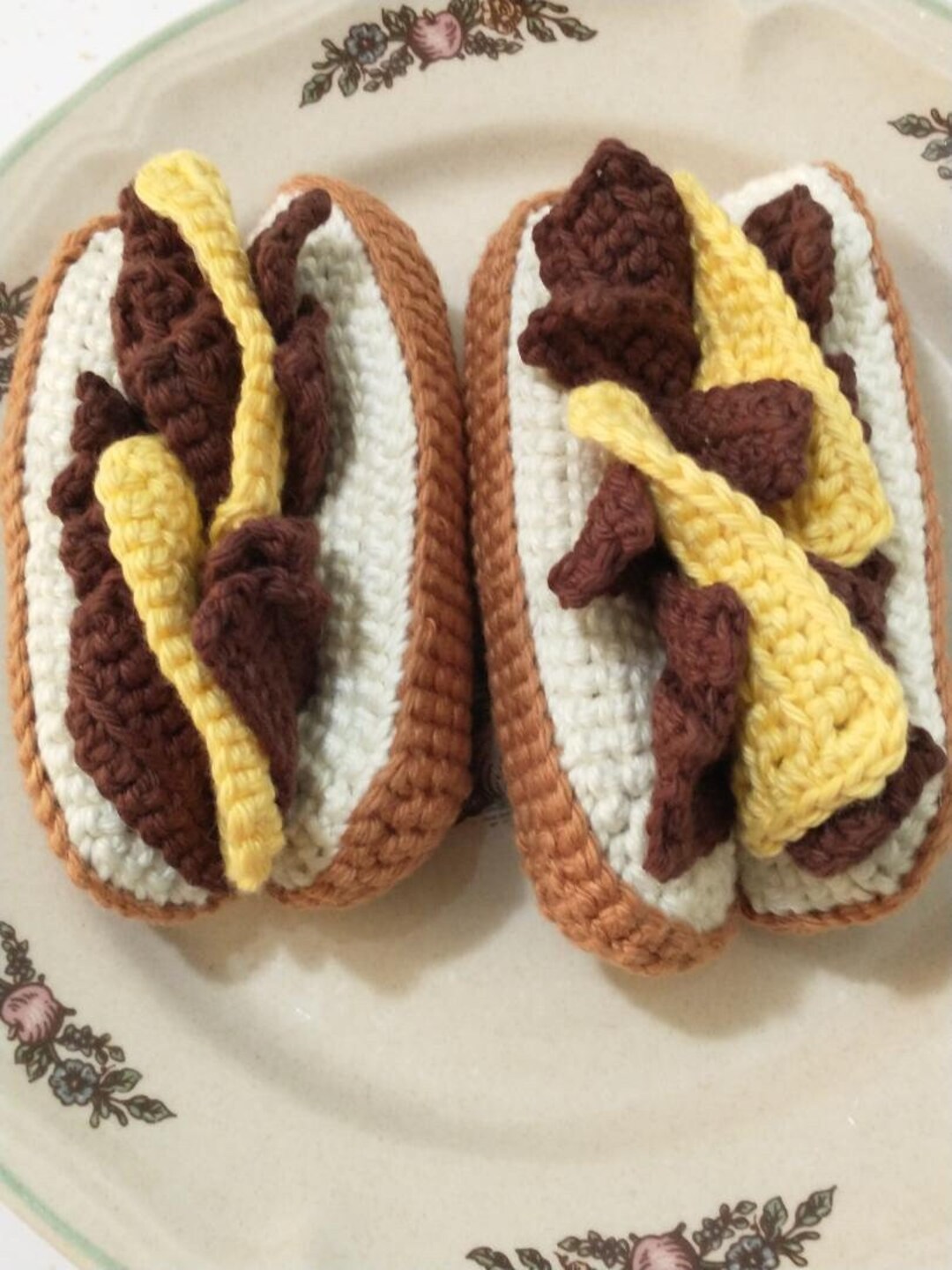 Crochet Cheese Steak - Etsy
