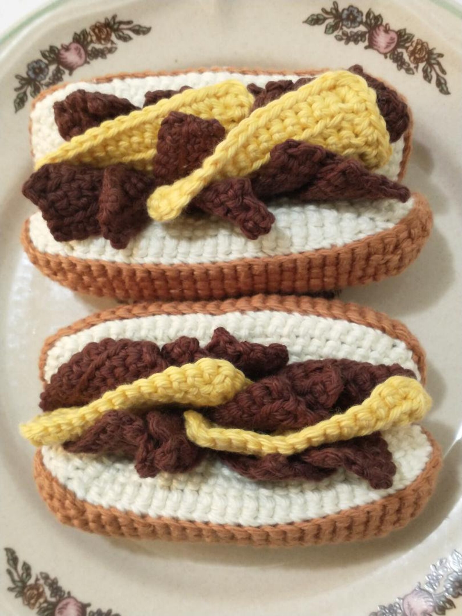 Crochet Cheese Steak - Etsy