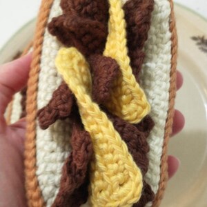 Crochet Cheese Steak - Etsy