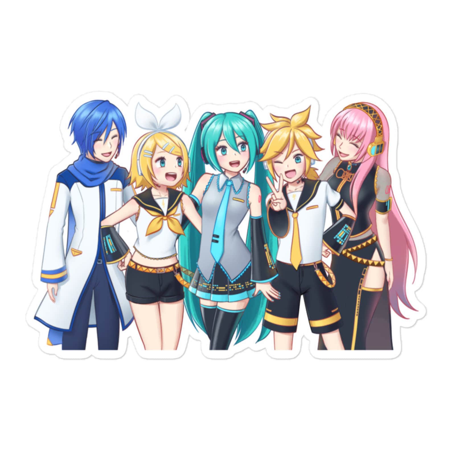 Hatsune Miku Stickers Vocaloid Sticker Project Sekai Stickers - Etsy