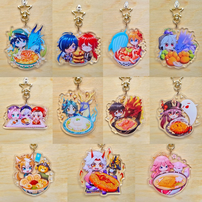 Genshin Impact SPECIAL DISH Tartaglia Childe Big 8cm - Etsy