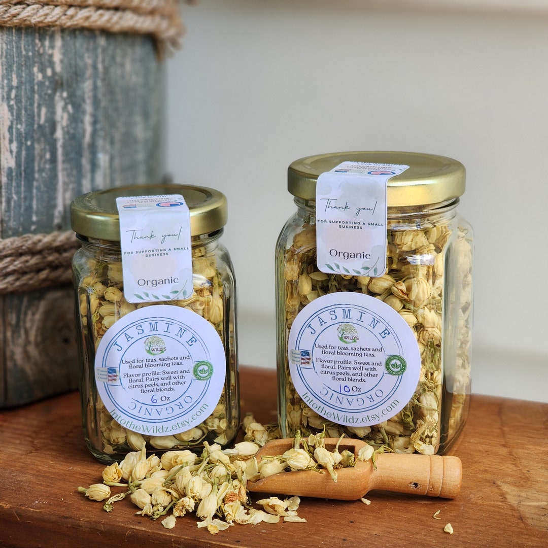 Organic Whole Jasmine Flower Tea/floral/beauty/chambeli - Etsy
