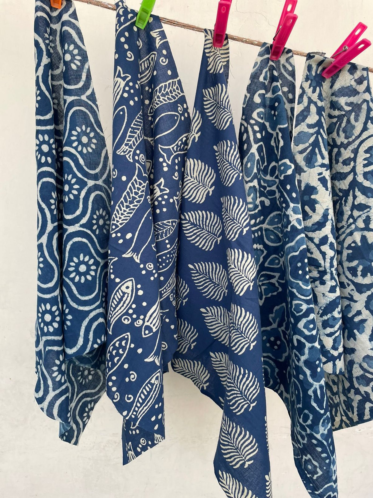 Boho Vintage Bandana 100% Super Soft Cotton Bandanas Bohemian - Etsy