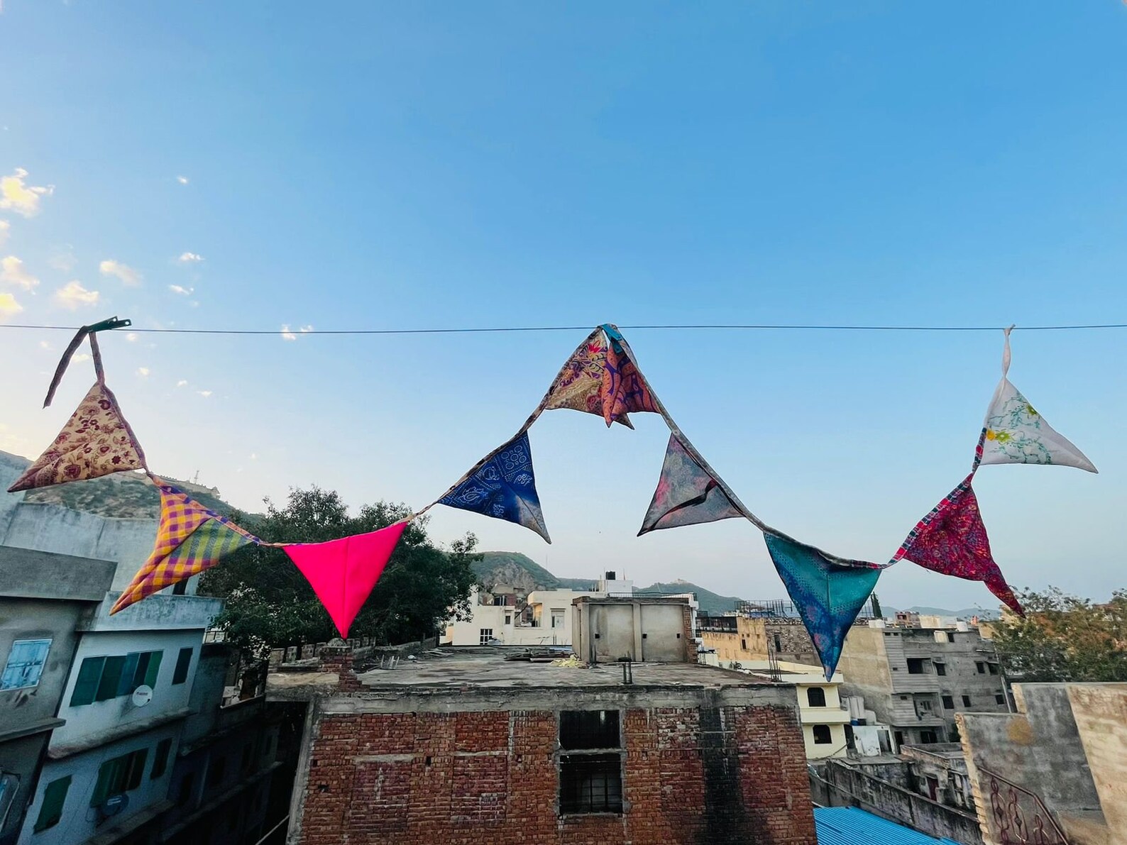Recycled Vintage Sari Flags Bunting, Unusual Bunting, Handmade Bunting ...