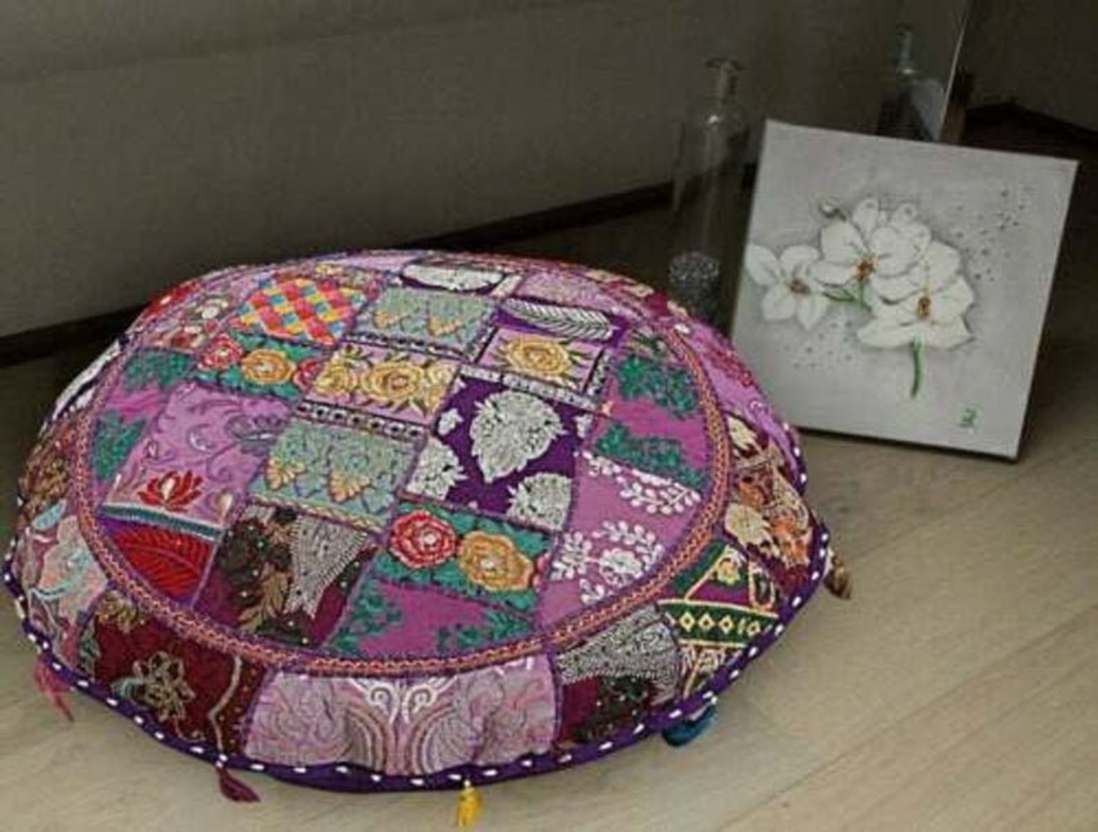 Round Cushions Bohemian Yoga Meditation Pillow Cushion Covers - Etsy