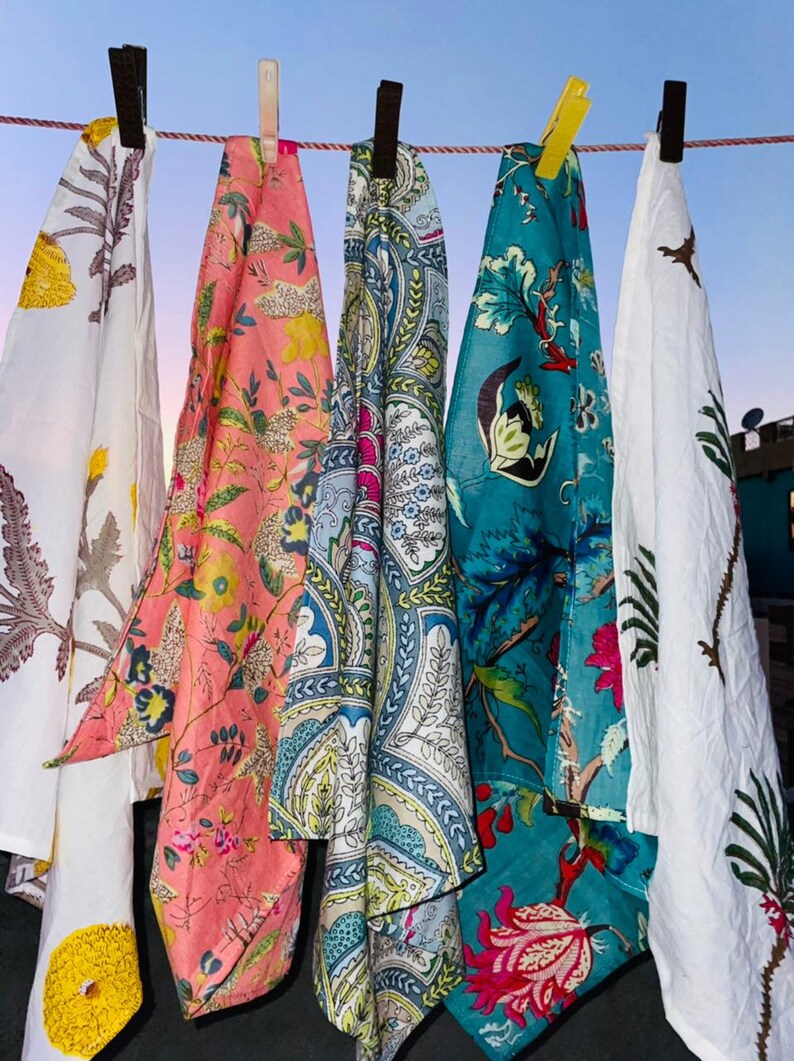 Boho Vintage Bandana 100% Super Soft Cotton Bandanas Bohemian - Etsy