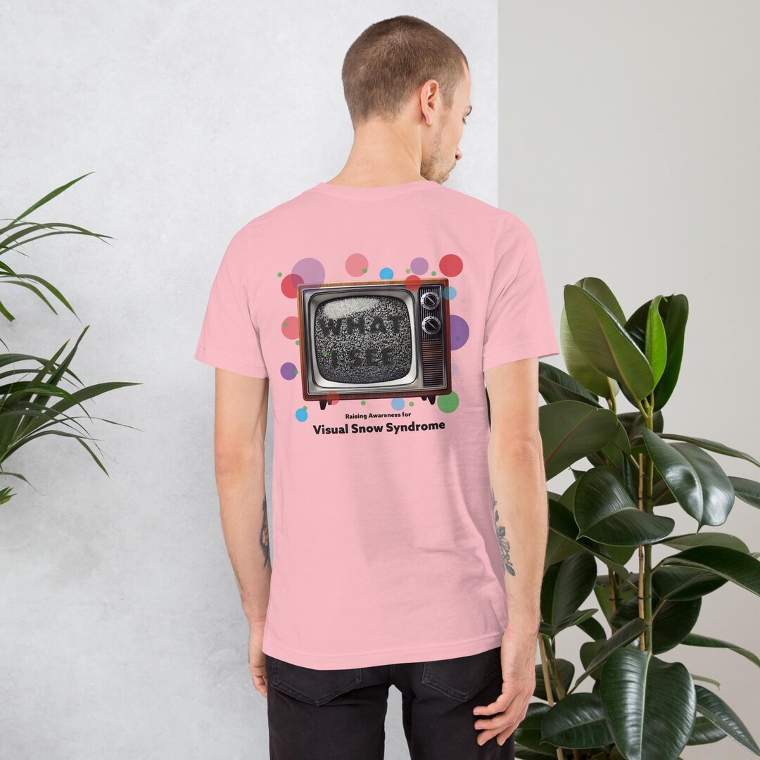 Visual Snow Awareness Shirt – “what I See” Static Design – Support VSI ...