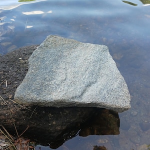 Large Raw Flagstone Natural . Unique Find Flat River Stone From ...