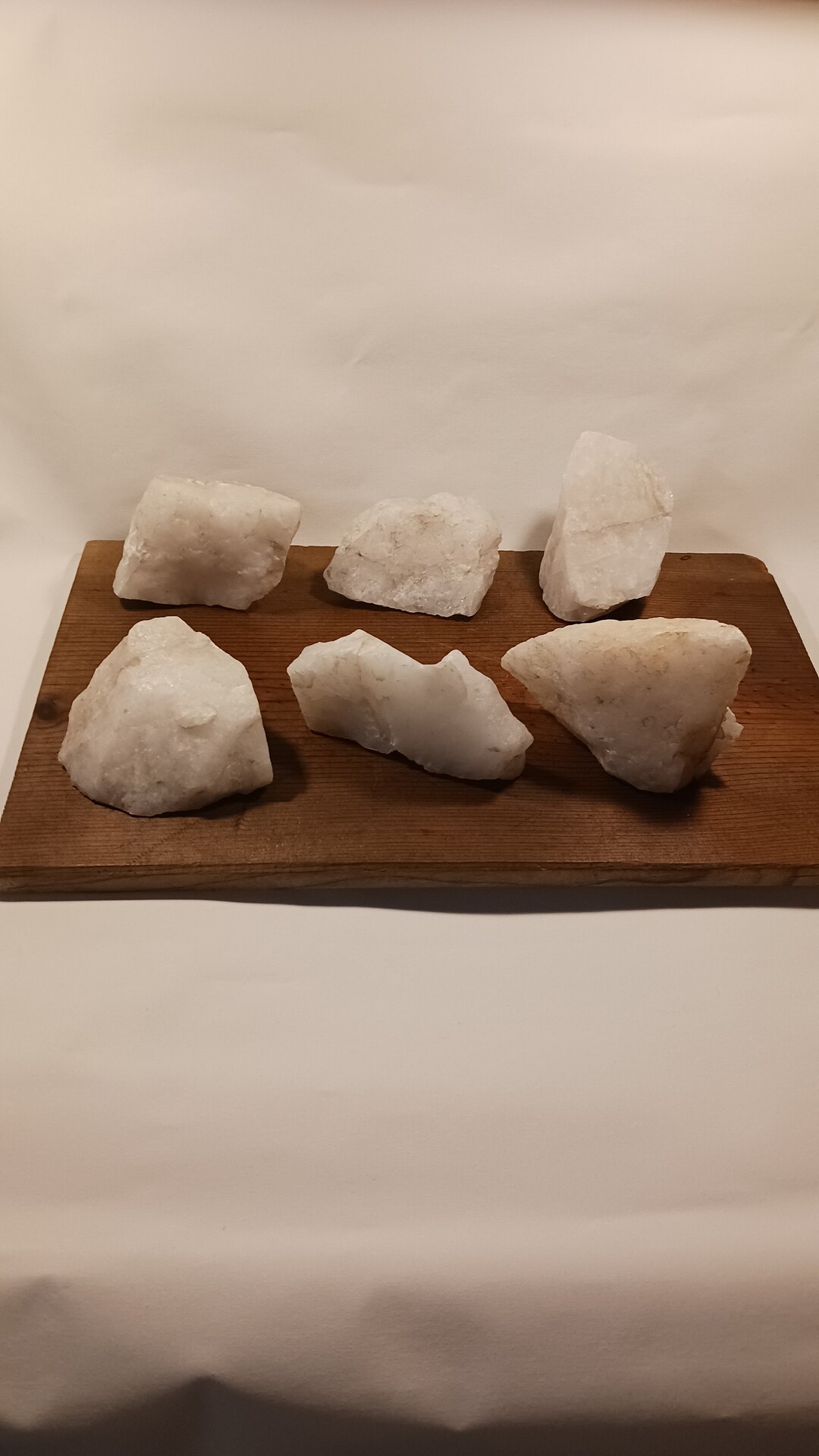 Quartzite X6 Big Raw Pieces of Pure White Quartz Crystals. Healing ...