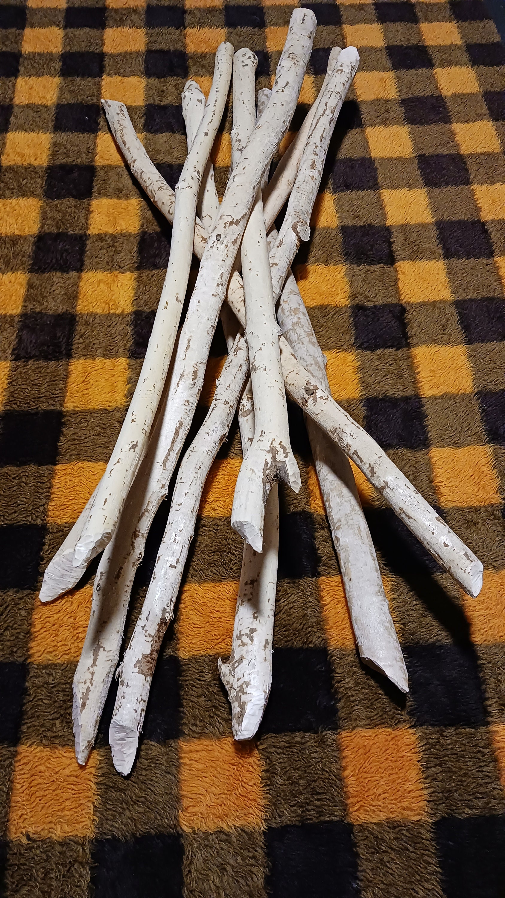 Beaver Chewed Wood Sticks (34-36 Inch): Natural Art Craft Supply - Etsy