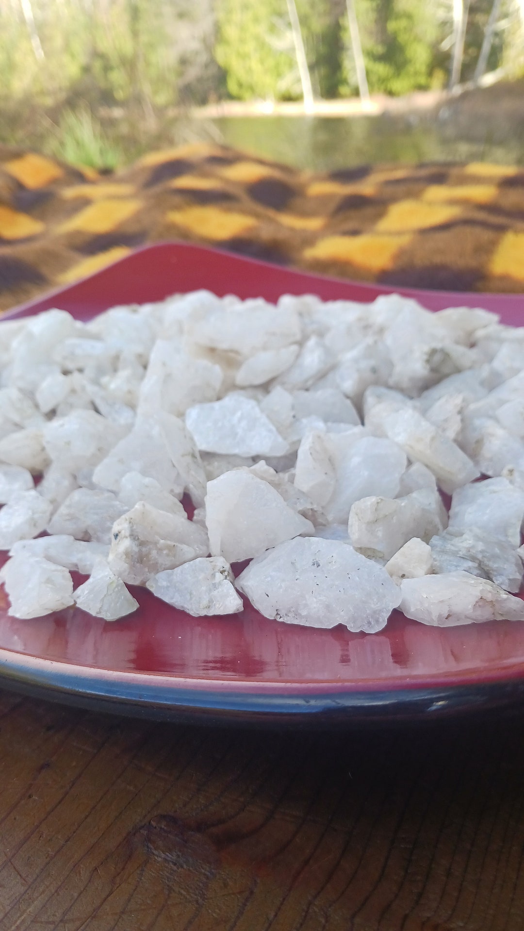 Aquarium Gemstones Snow Quartz. 1000 Grams. One Kg of Pure Raw White ...
