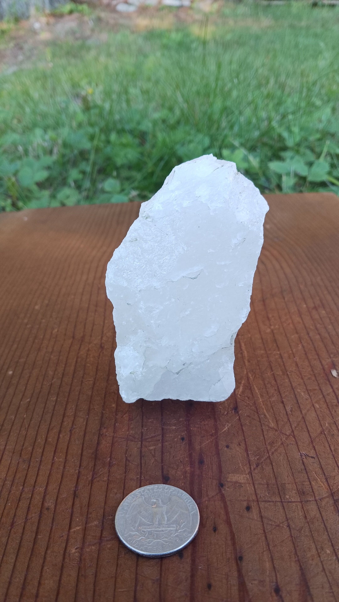 Pure Milky Quartz Natural Quartzite Gemstone. 298 Grams of - Etsy