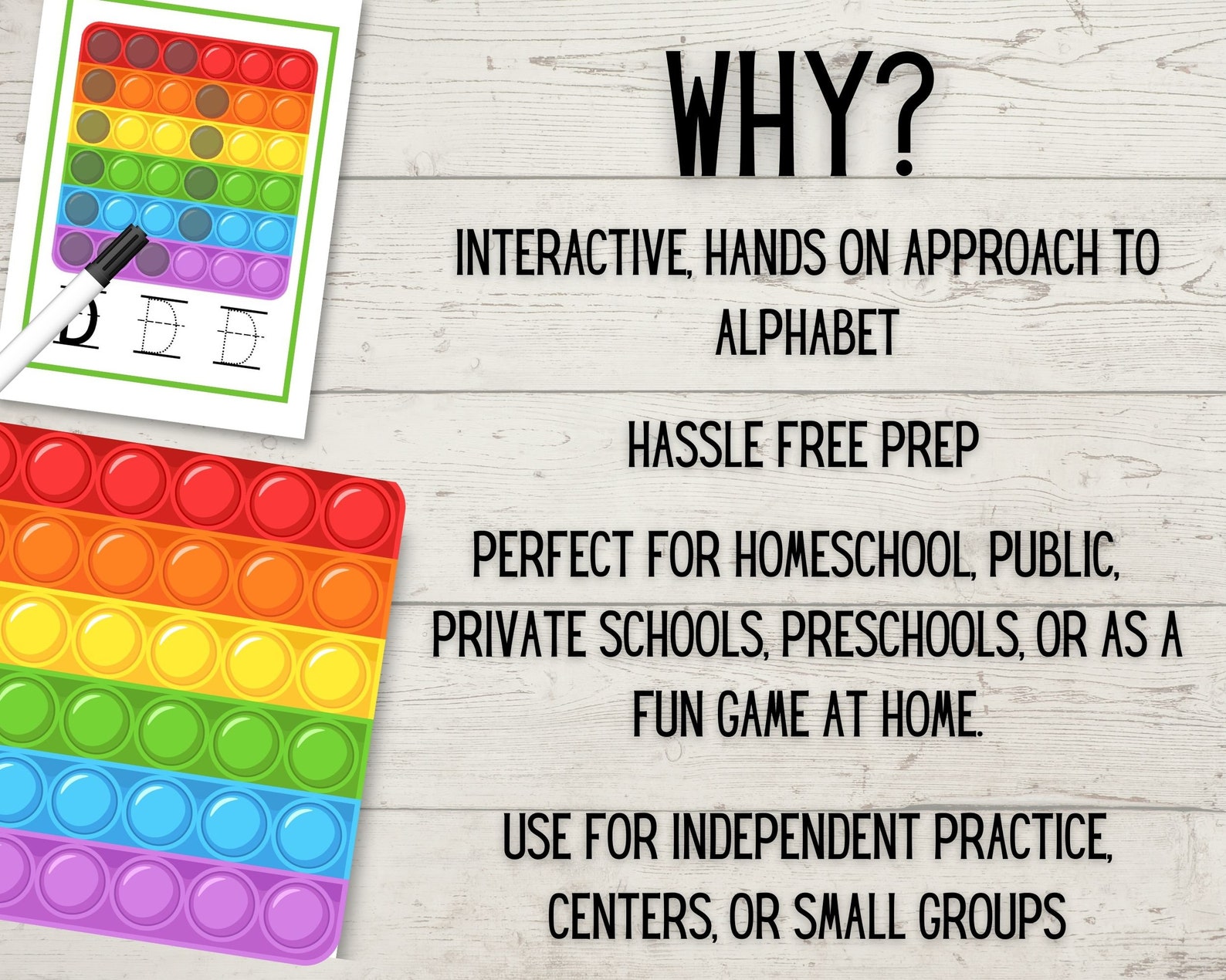 Alphabet Practice, Kinesthetic Learning, Hands on Activity, Bubble Pop ...