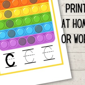 Alphabet Practice, Kinesthetic Learning, Hands on Activity, Bubble Pop ...