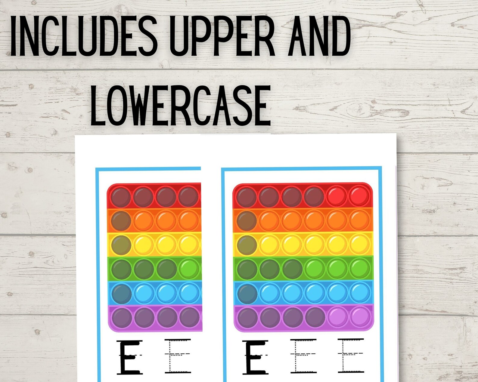 Alphabet Practice, Kinesthetic Learning, Hands on Activity, Bubble Pop ...