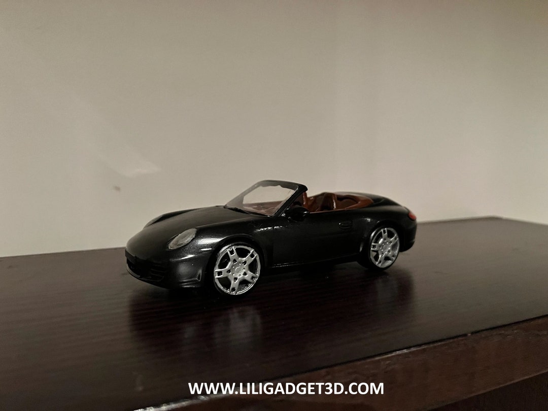 High Resolution 3d Printed Miniature Car With Clear Glass and Interior ...