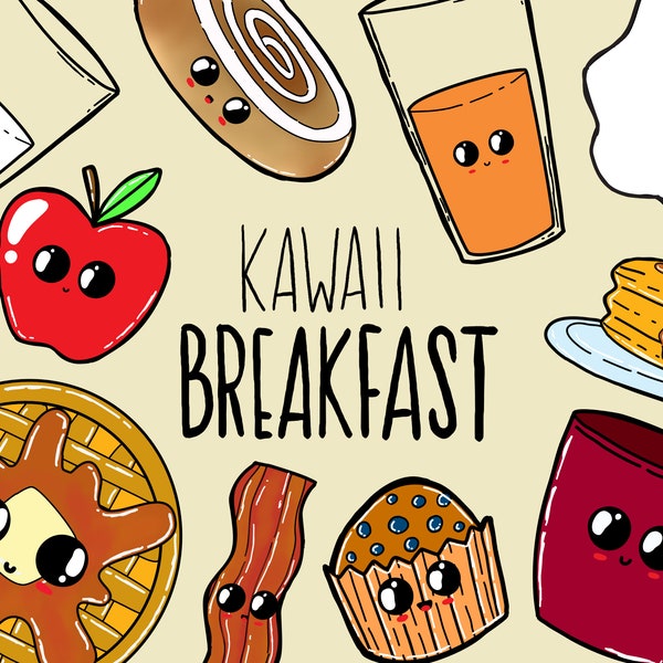 Kawaii Breakfast - Etsy