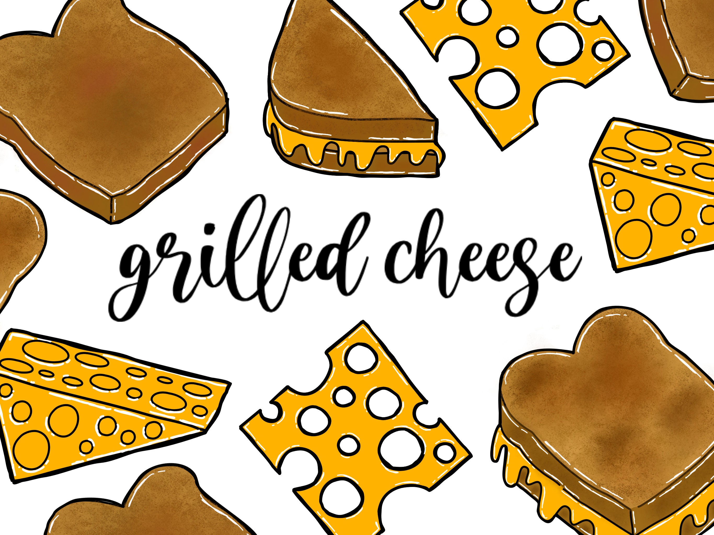 Grilled Cheese Clip Art