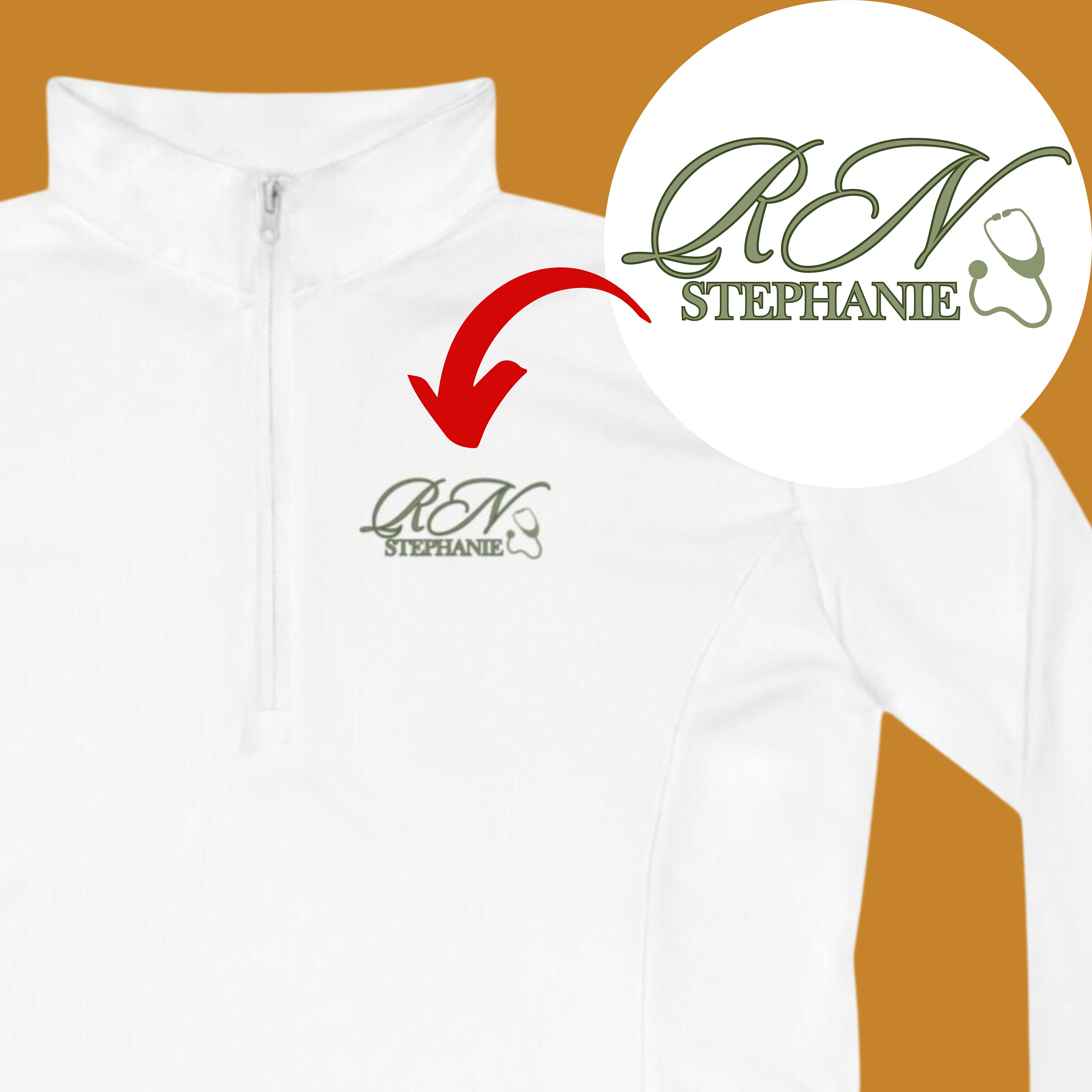Custom Embroidered Nurse Jacket, Personalized Rn Fleece Jacket ...