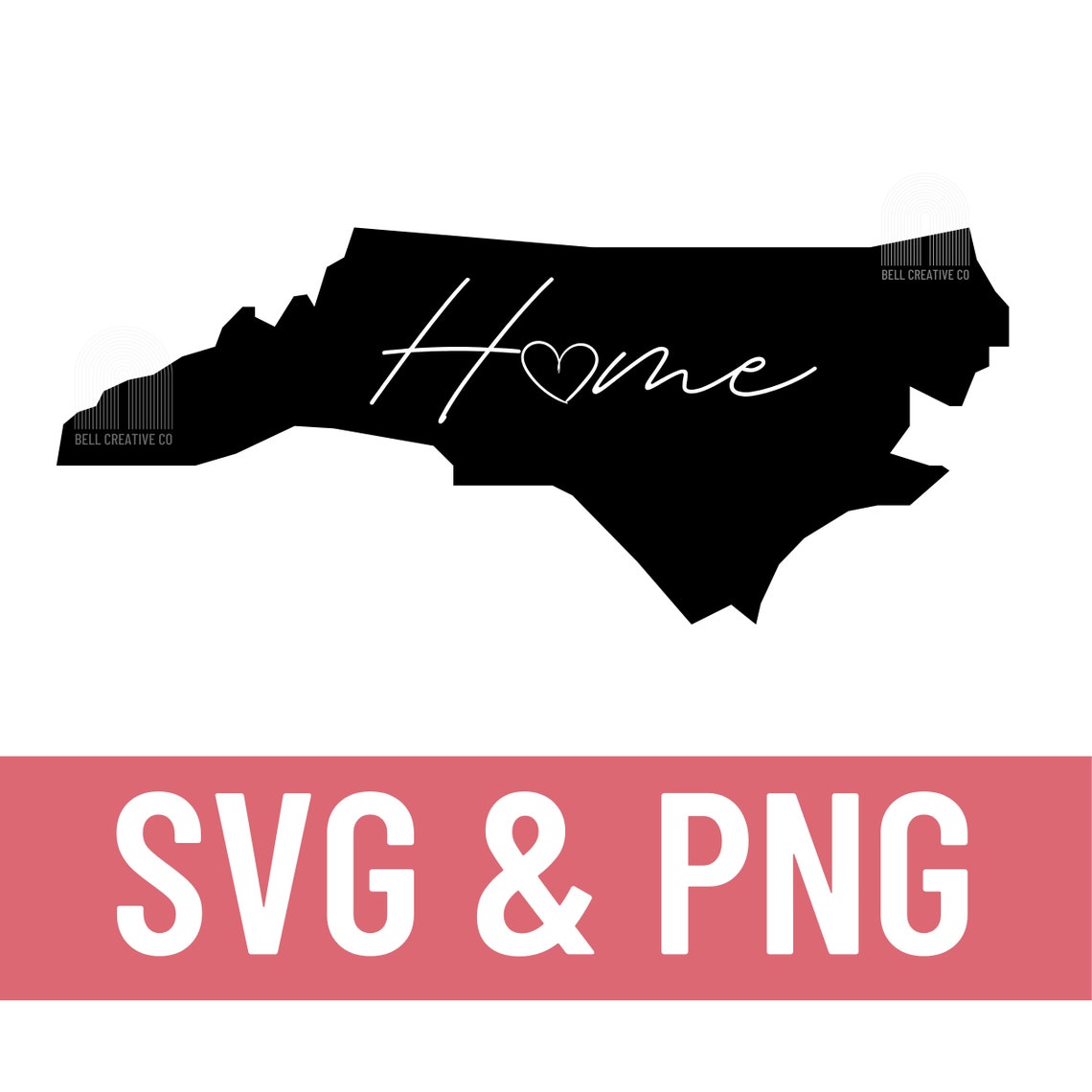 Nc Home SVG // Home State PNG // North Carolina Graphic // North ...
