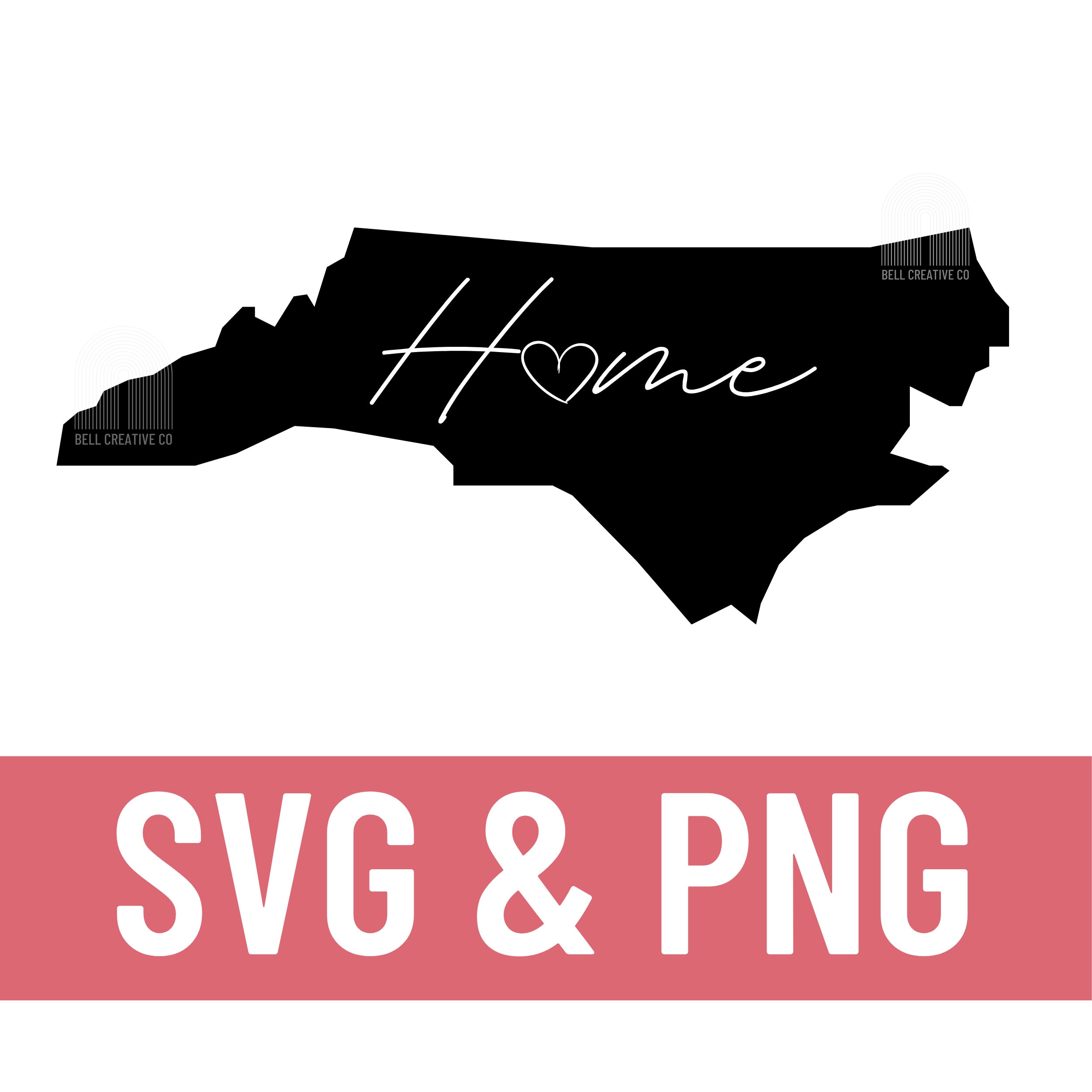 Nc Home SVG // Home State PNG // North Carolina Graphic // - Etsy