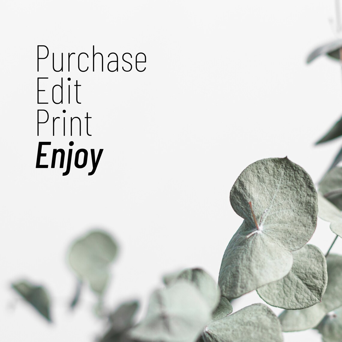 Custom Printable Card Template // Custom Card Print // Custom Card ...