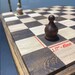 Brown Chess Board With Wenge and Oak Wood, for Chess Players Perfect ...