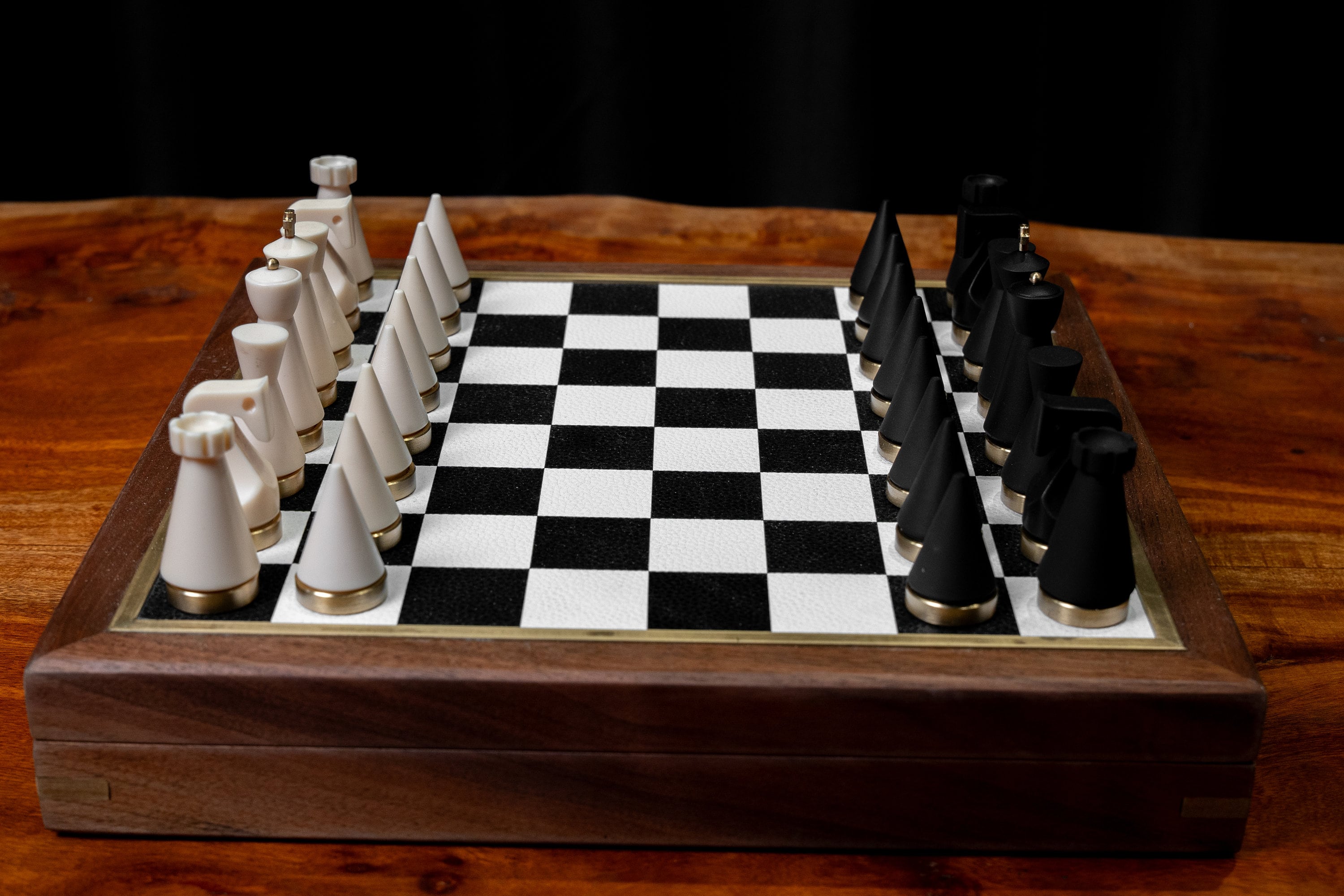 Premium Chess Set, Hand Crafted Chess Sets From Walnut, Leather, Resin ...