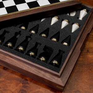 Premium Chess Set, Hand Crafted Chess Sets From Walnut, Leather, Resin ...