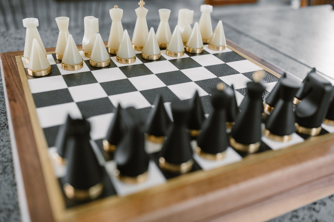 Handmade Chess Set, Premium Chess Board, Luxury Board Game, Chess ...