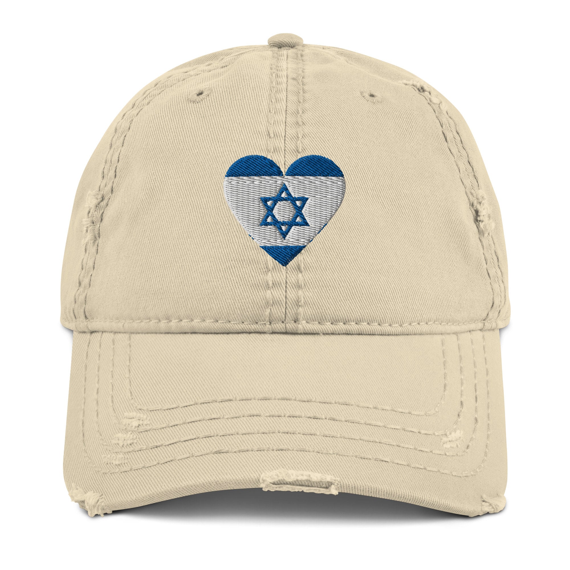 Israel Flag Heart Hat, Israeli Heritage Country Flag Cap, I Stand With ...