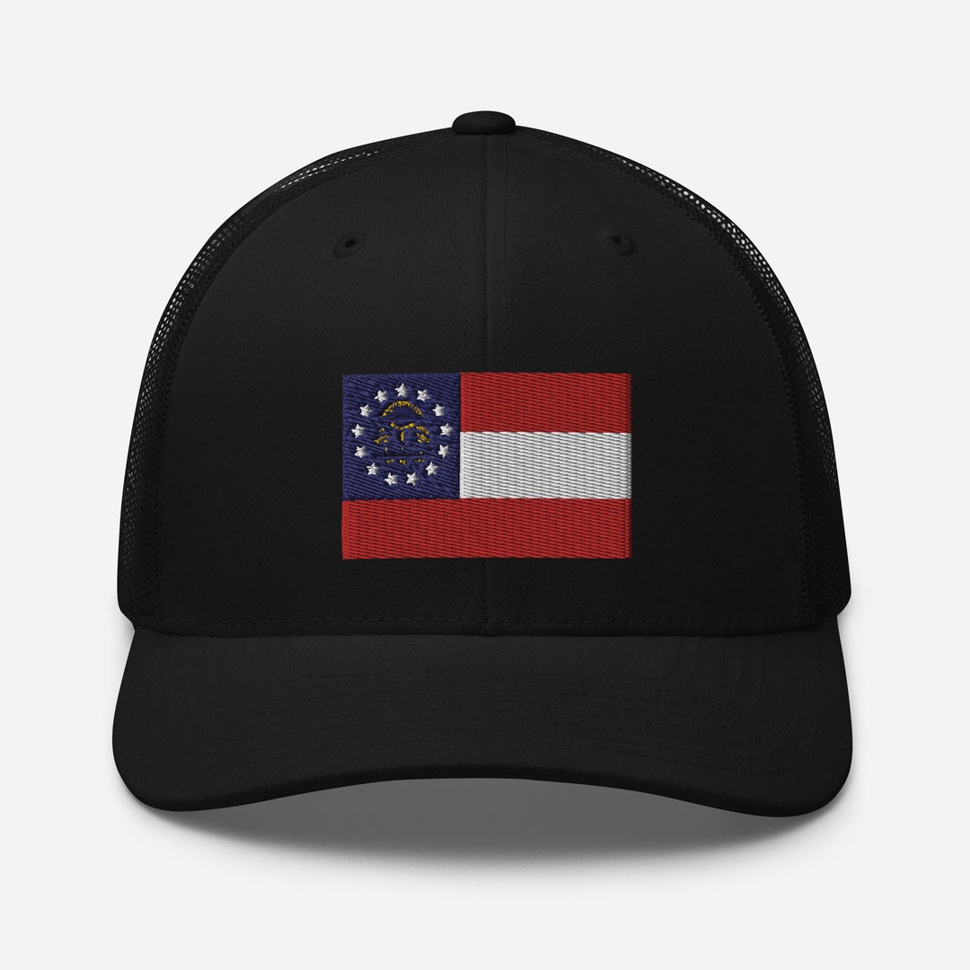 Georgia Flag Hat, Georgia State Flag Cap, Gift for Georgians, Mesh Back ...