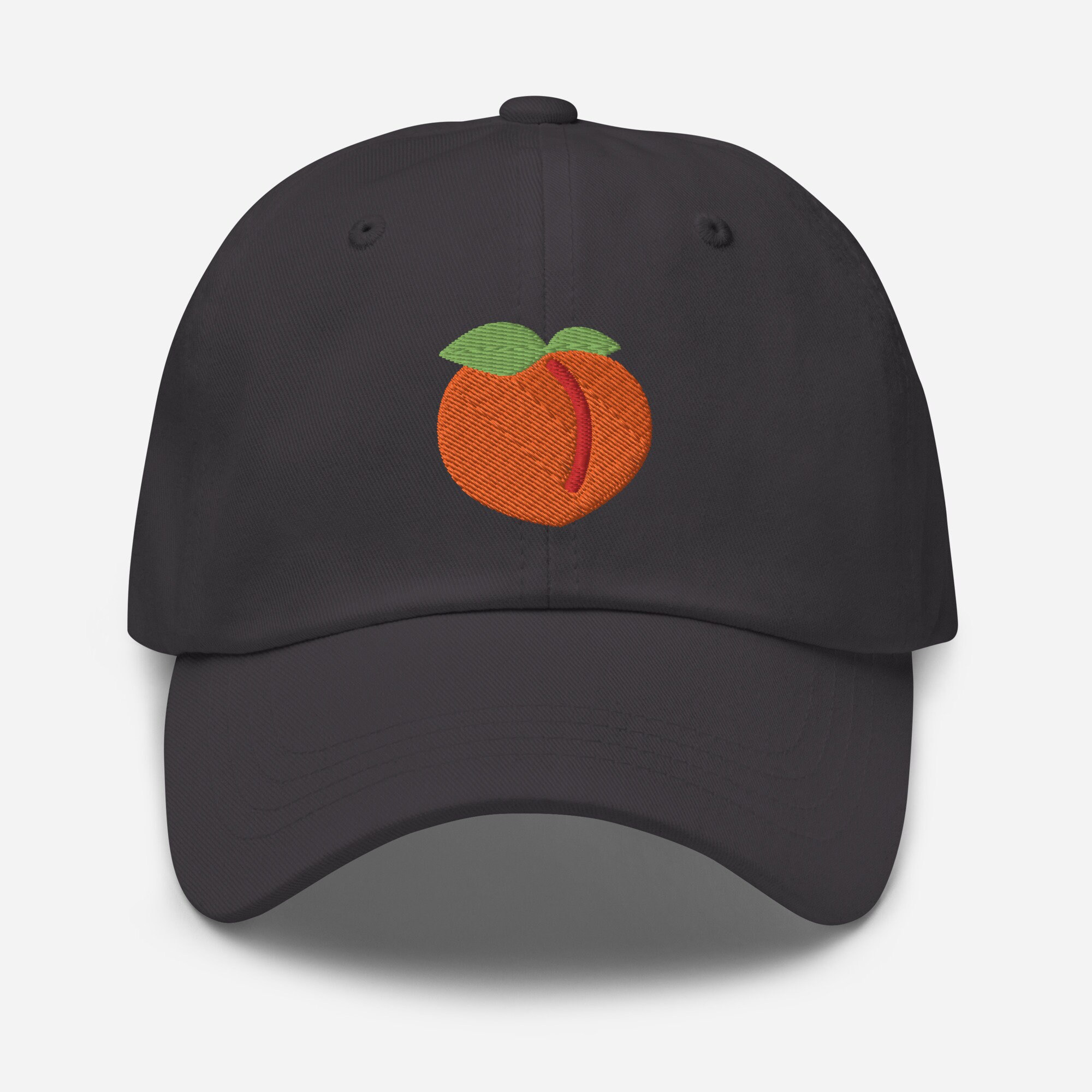 Peach Hat, Peach Emoji Cap, Peach Booty Emoji Hat, Peachy Booty Gainz ...