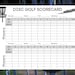 Disc Golf Scorecard, Frisbee Golf Score Sheet, Printable PDF | Instant ...