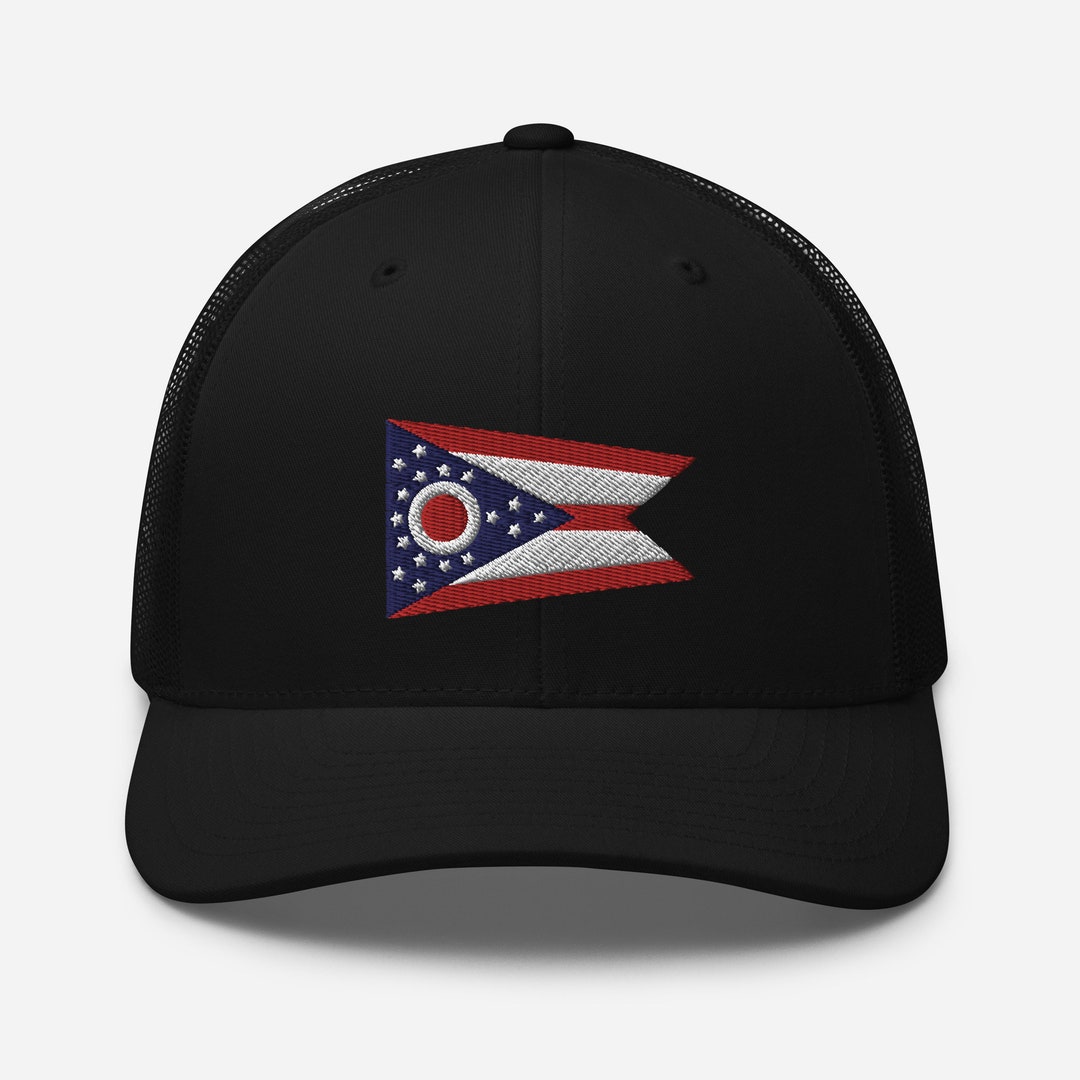 Ohio Flag Hat, Ohio State Flag Cap, Gift for Ohioans and Buckeyes, Ohio ...