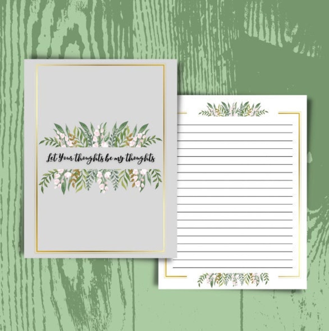 Your Thoughts Journal Digital Download - Etsy