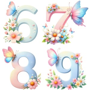 Watercolor Floral Alphabet Collection Clipart,36pngpastel Alphabet ...
