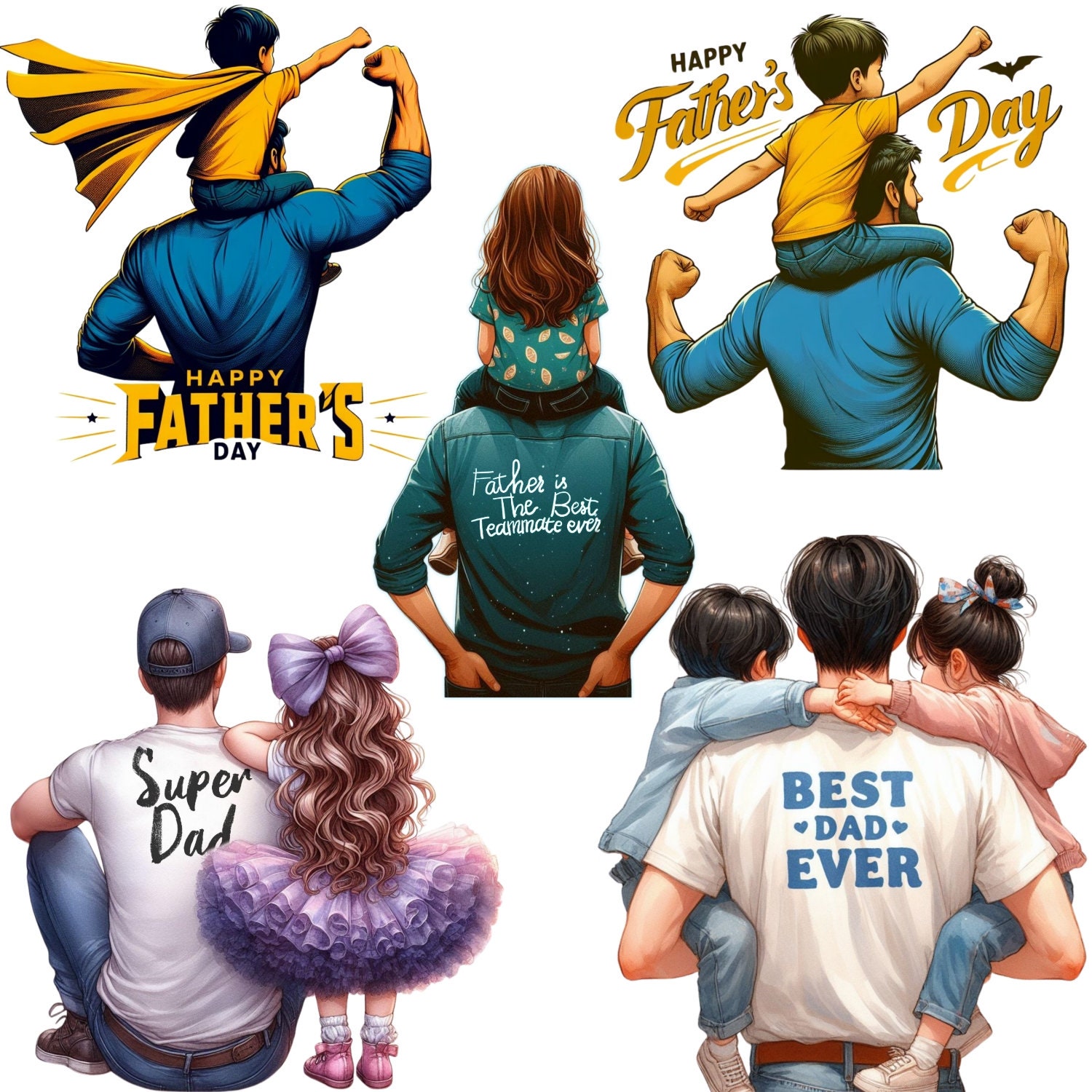 Imágenes prediseñadas del Día del Padre, png del Día del Padre ...