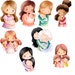 Mother's Day Watercolor Clipart Set, Animal Mom and Baby, Love You ...