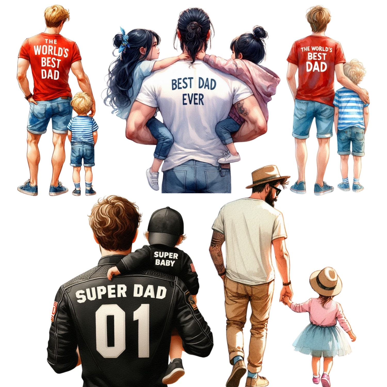 Imágenes prediseñadas del Día del Padre, png del Día del Padre ...