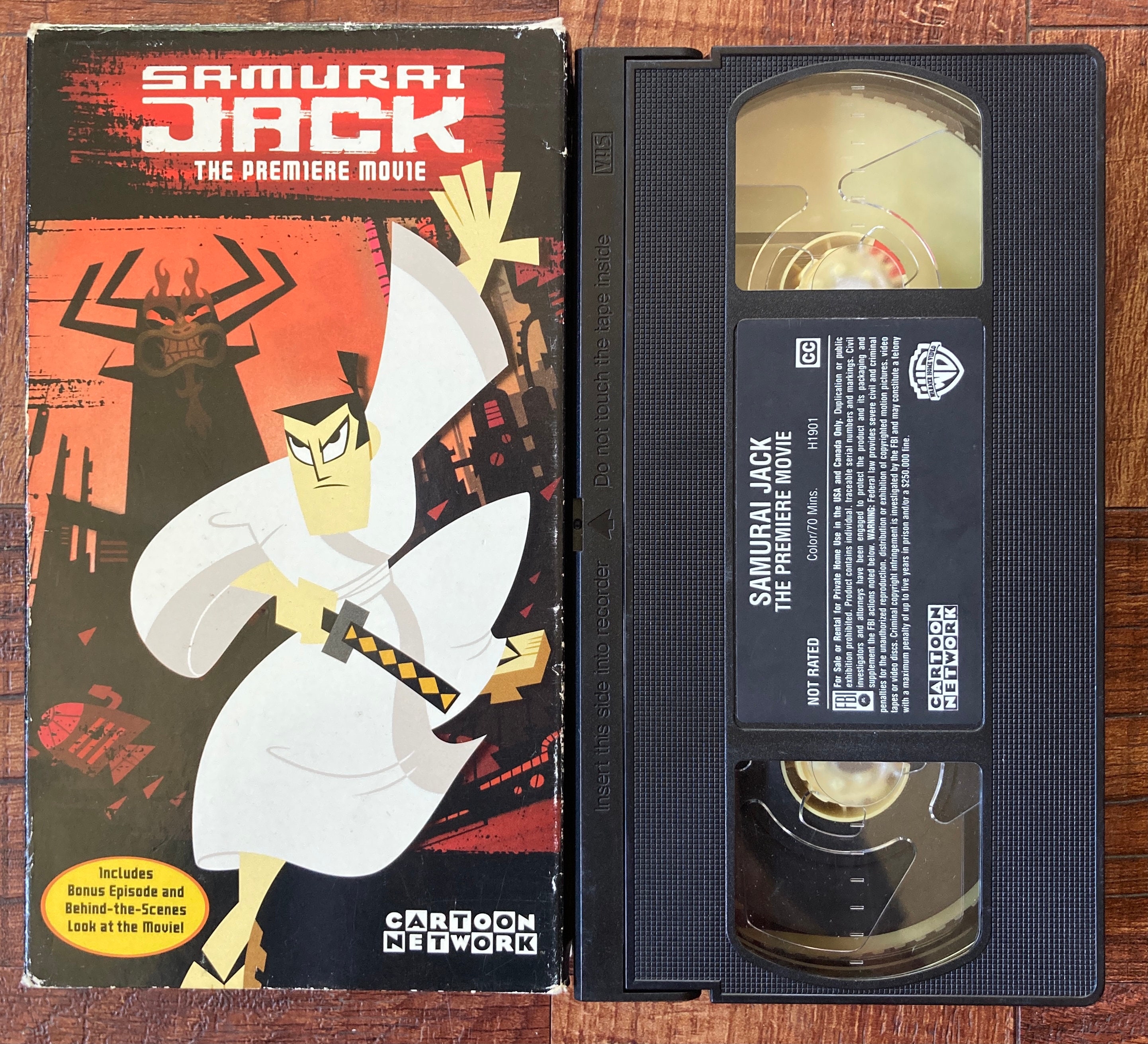 Samurai Jack The Premiere Movie Vhs