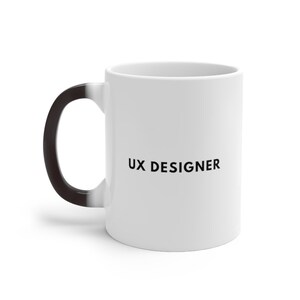 UX Designer Color Changing Mug, Travel Coffee Mug, Christmas Mug - Etsy